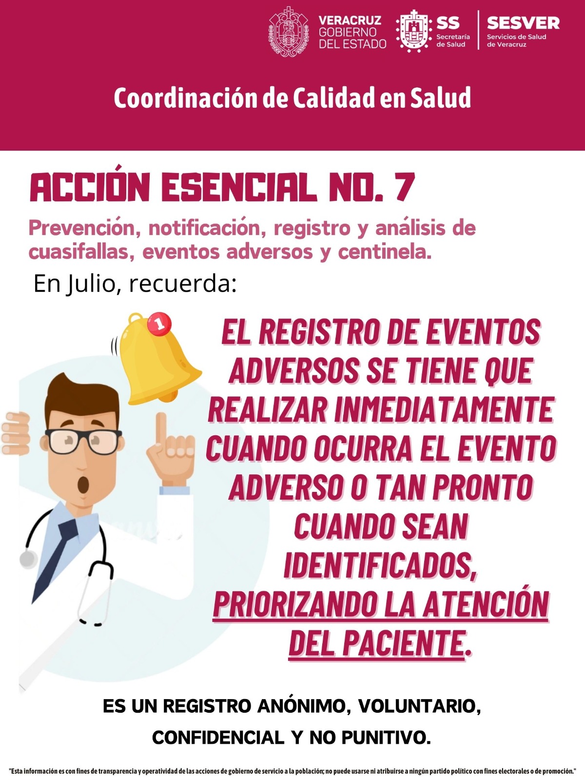 SEGURIDAD DEL PACIENTE – Coordinación de Calidad