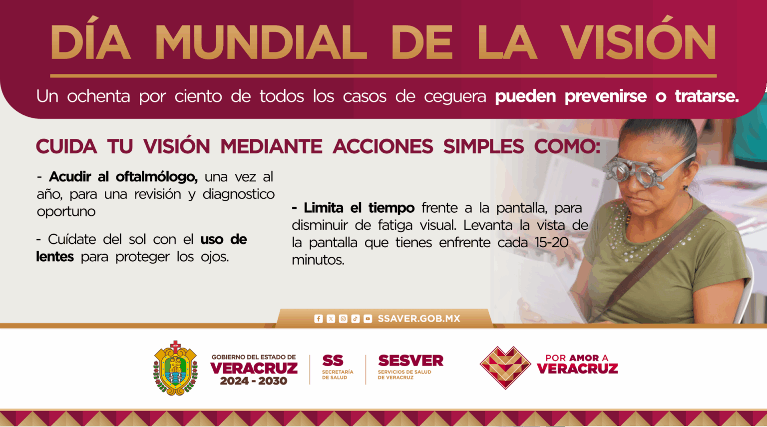 Día Mundial de la Visión | Cuida tu visión – Secretaría de Salud de ...